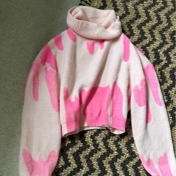 NanaMacs | Sweaters | Nanamacs Paint Splatter Turtleneck Sweater | Poshmark